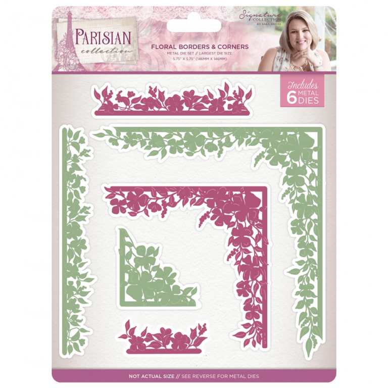 Sara Signature Collection Parisian – snijmal Floral Borders – Homemade ...